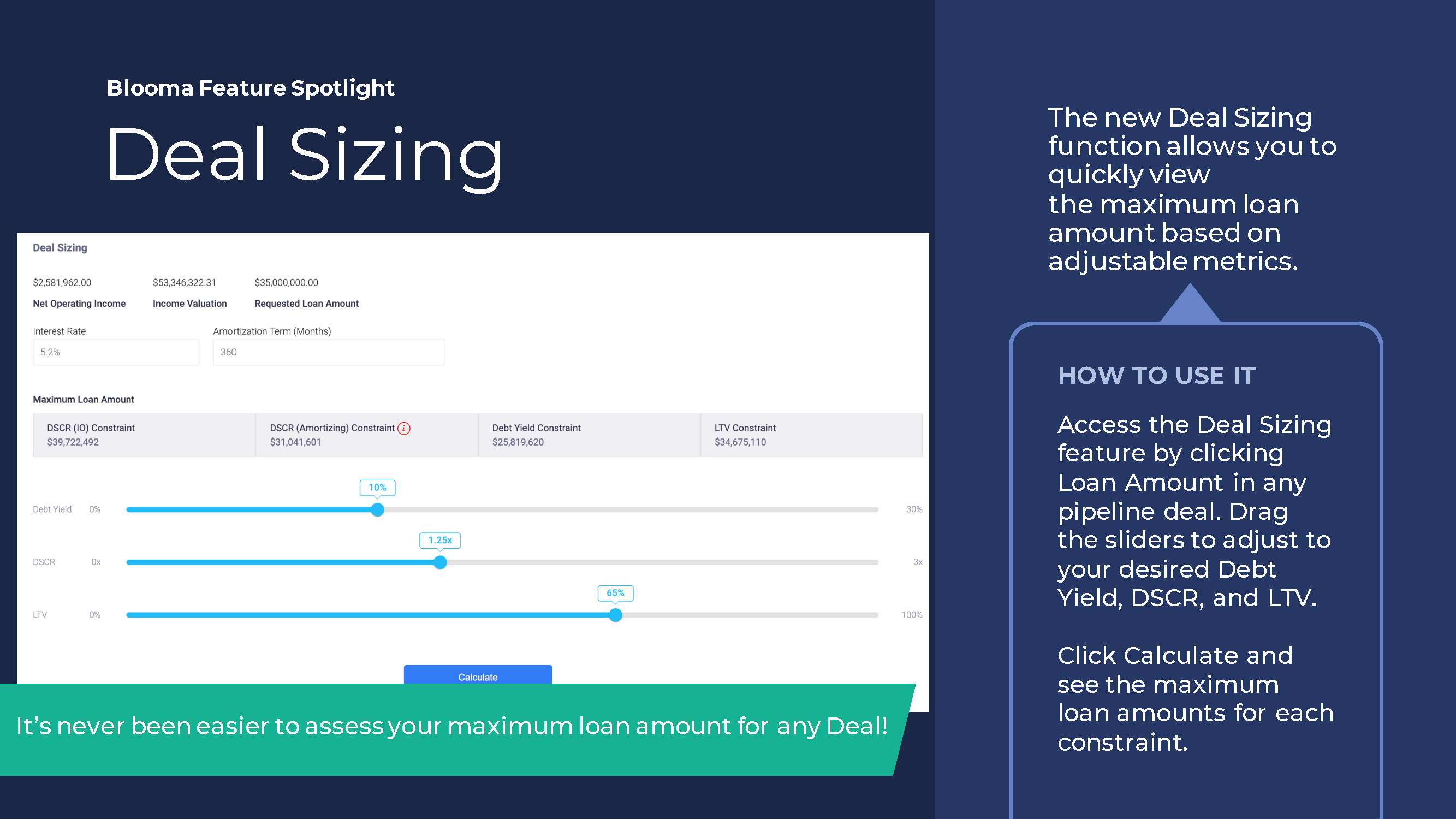 Deal Sizing – Blooma.ai